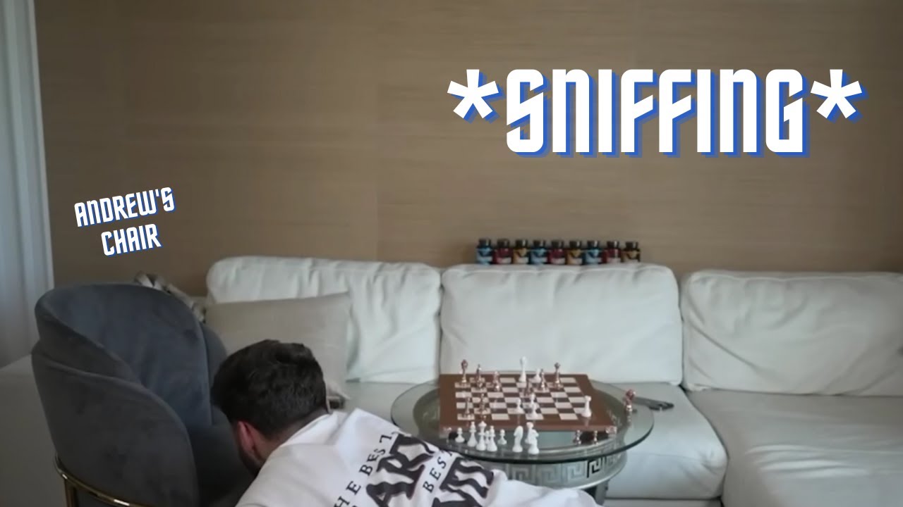 Adin Ross SNIFS Andrew Tates Chair After He Gets Up - YouTube