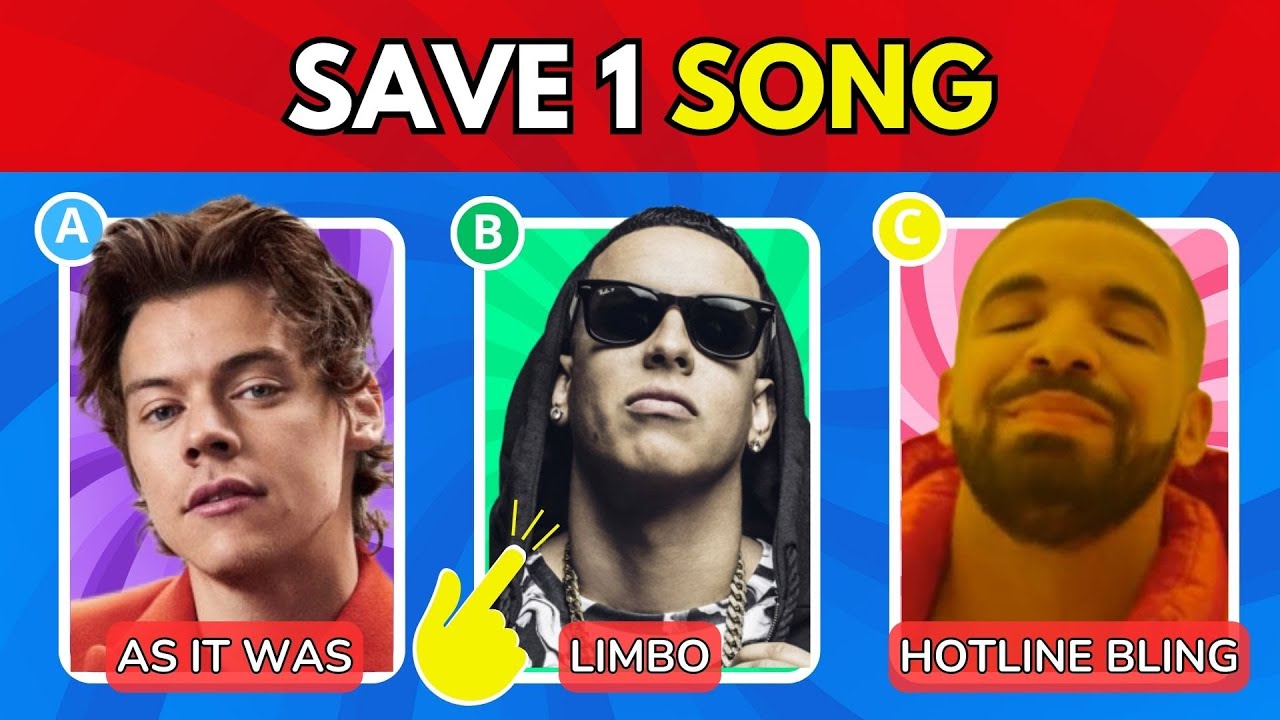 SALVA 1 CANCIÓN 🔊 - ¿Qué Canción prefieres? 🎶 - Quiz de Música - YouTube