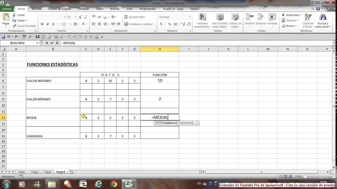 9 Funciones Estadísticas en Excel - YouTube