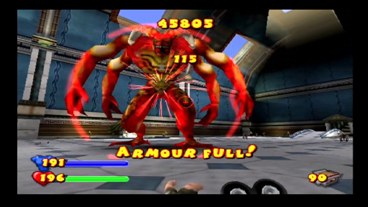 PS2 Serious Sam: Next Encounter Temple Of Neptune - YouTube