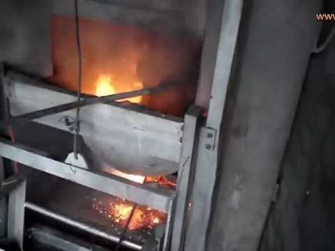 aluminium dross recycling machine operation - YouTube