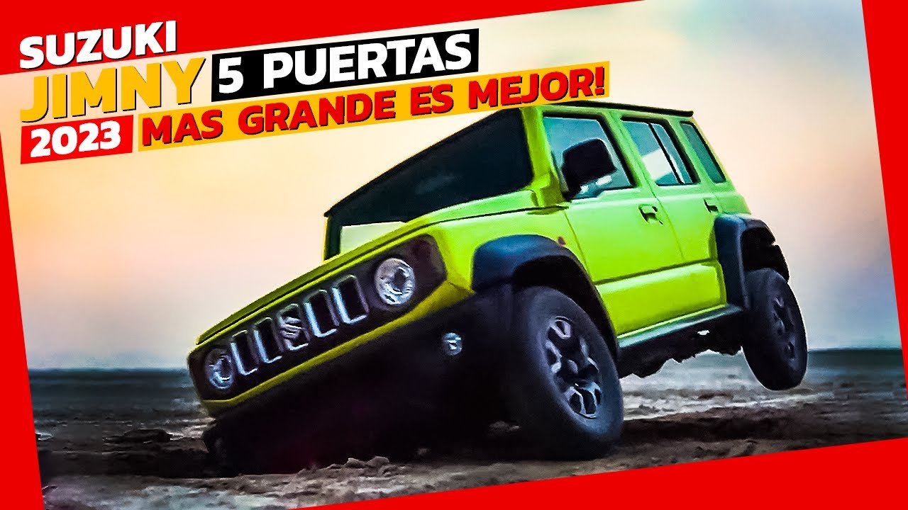 Suzuki JIMNY 5 PUERTA Ya es OFICIAL 🔥 Tal como te lo dijimos - YouTube