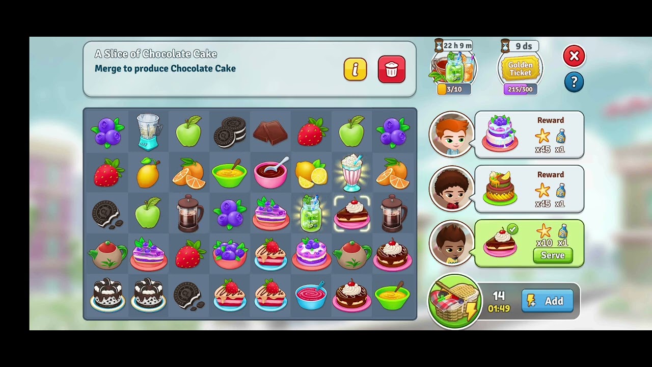 Cafeland - Merge mini-games - YouTube