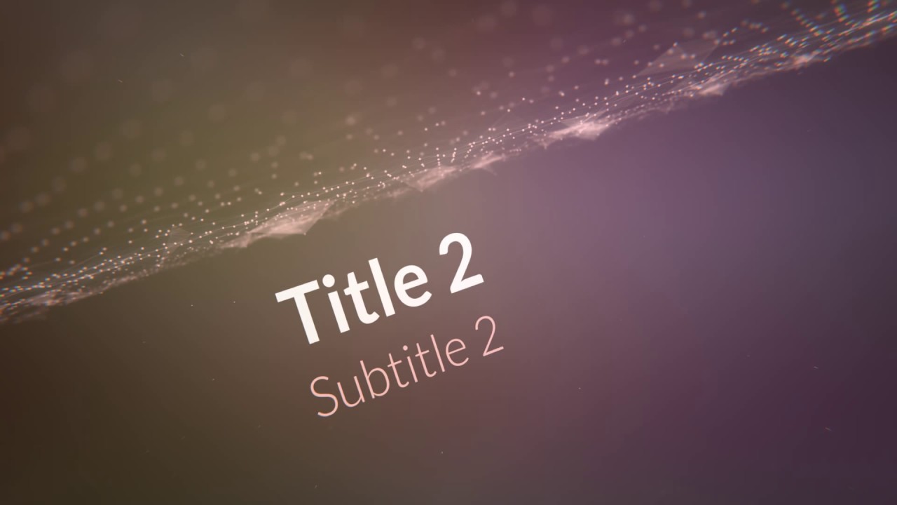 Amazing Intro Video - Abstract Micro Titles Intro Template - YouTube