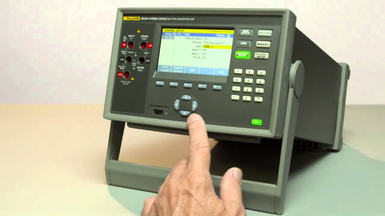 Fluke 2638A Hydra Series III Data Acquisition System - YouTube