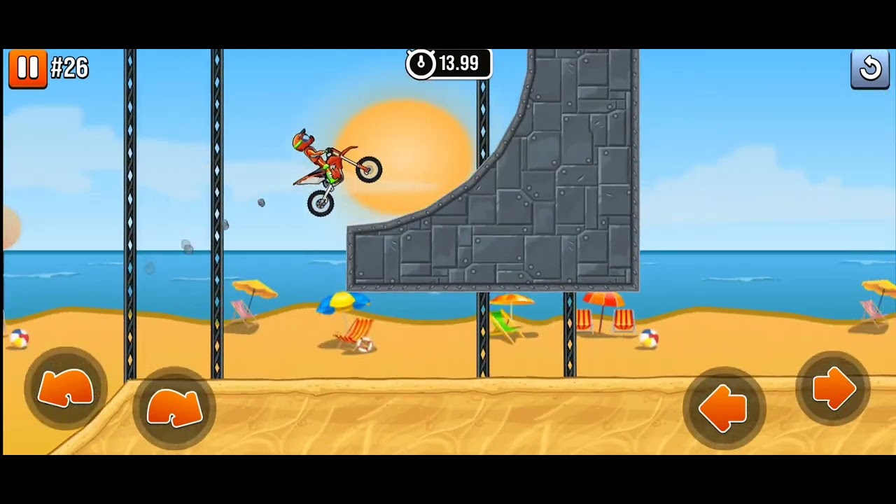 Moto x3m Bike Gameplay in Game Level Complete #26 Mission Complete ...