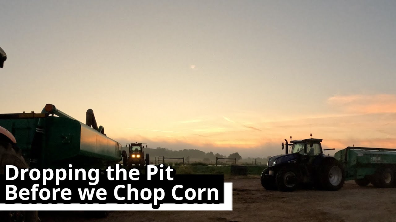 Dropping the Pit Before We Chop Corn - YouTube