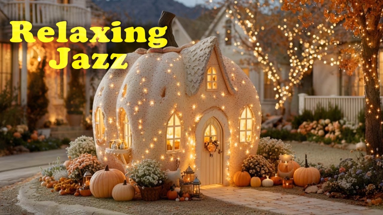 Peaceful Jazz Background Music – Twinkling Lights & Elegant Autumn ...