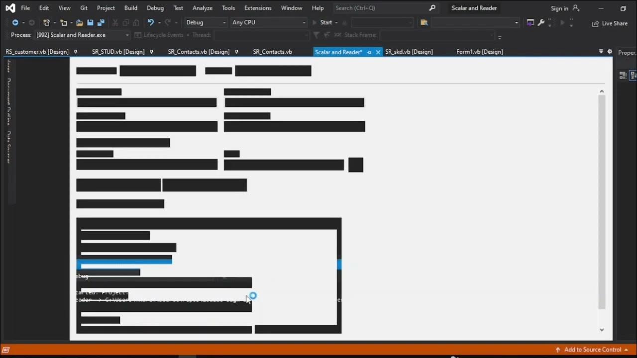 Execute Scalar and Reader | Visual Studio 2019 - YouTube
