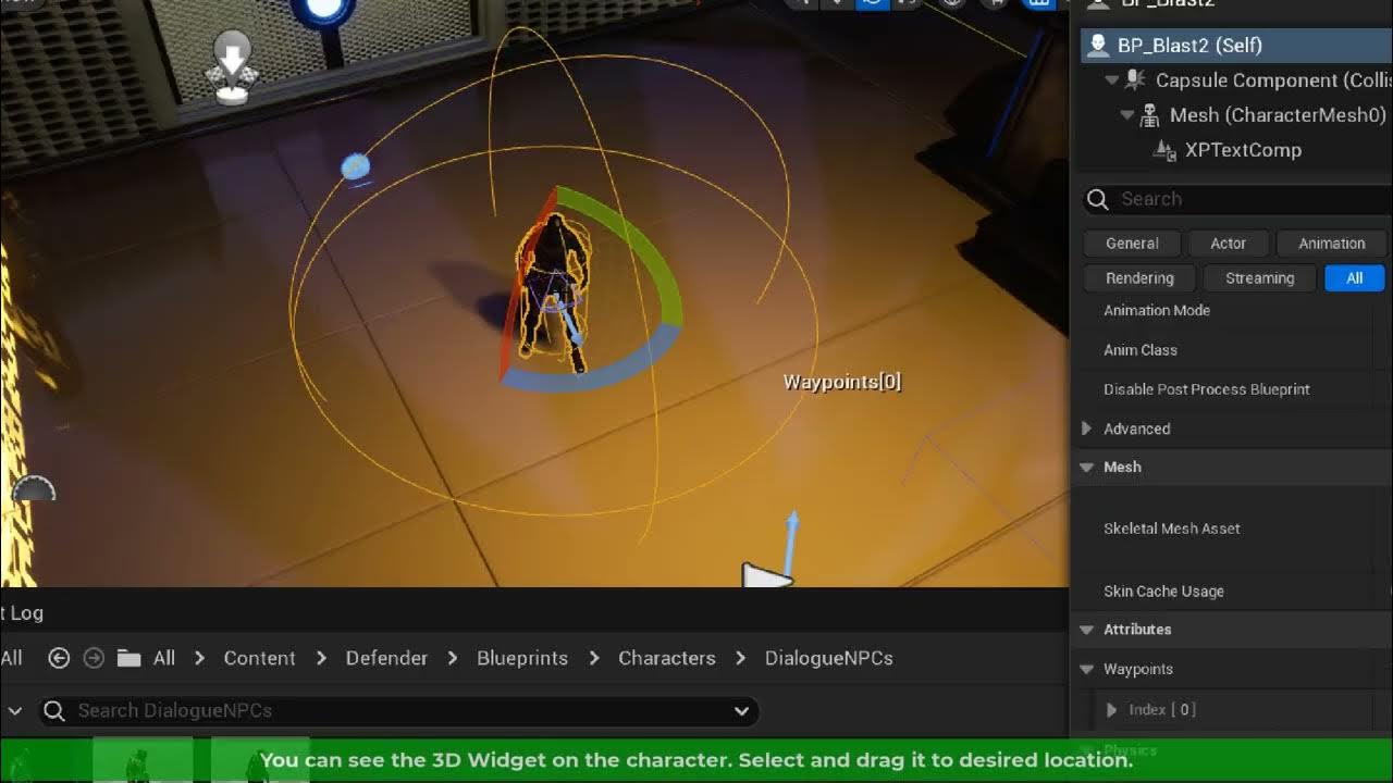 Defender: How to make an AI Following Waypoints - YouTube