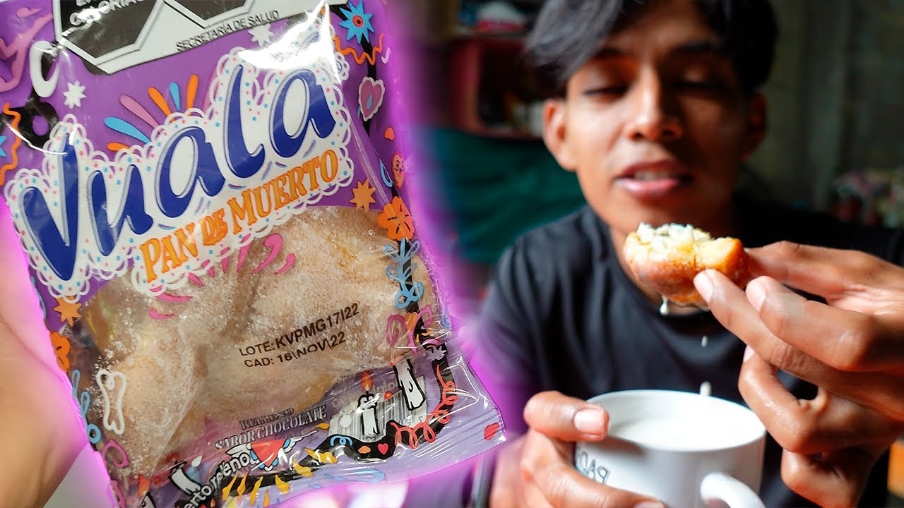 Primera vez Comiendo "pan de Muerto" Vuala || Deberías de probarlo de ...