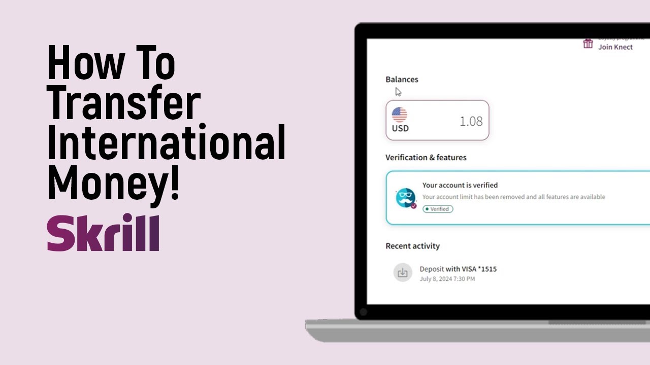 How to Transfer International Money Through Skrill [easy] - YouTube