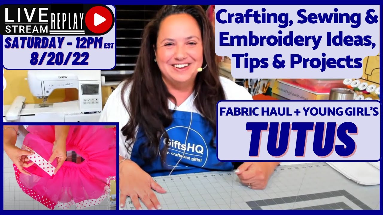 Girls Tutu, Missouri Star Fabric & Periwinkle Haul | LIVE! with Nancy ...