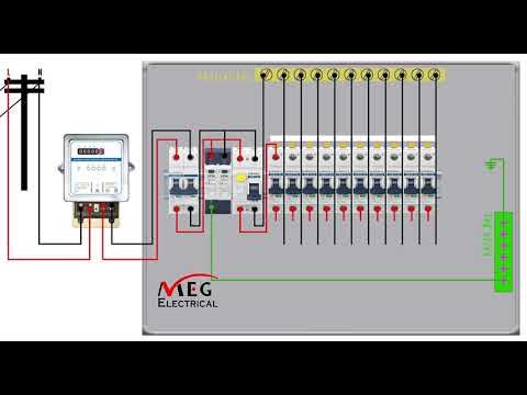 singele phase DB wiring diagram single phase meter wiring diagram ...