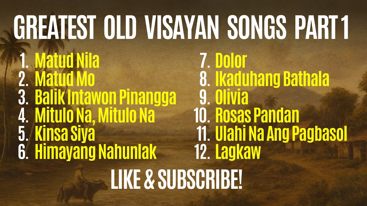 Old Visayan Songs LYRICS 🎶 Greatest Hits Part 1 - YouTube