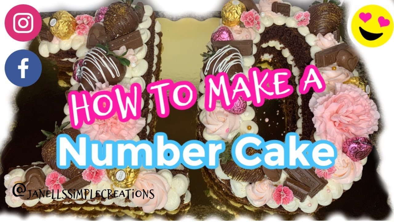 How To Make A Number Cake YouTube How To Make A Number Cake YouTube