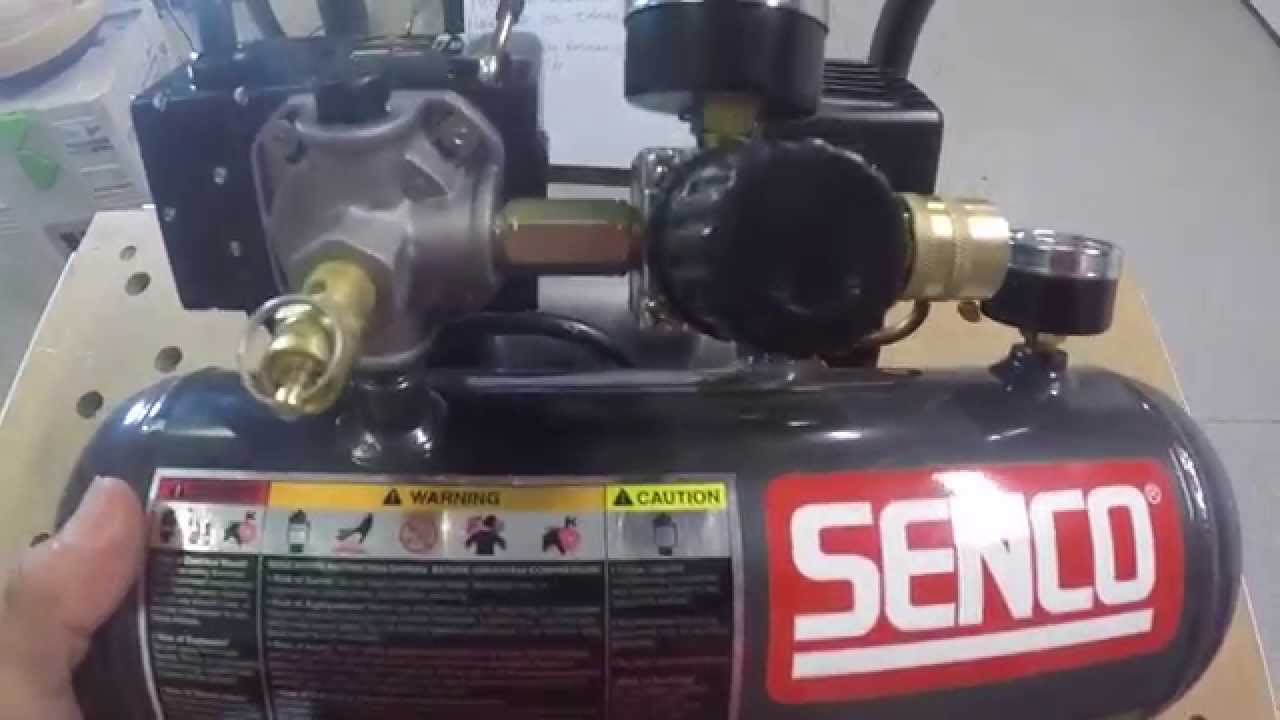Reseña de compresor marca SENCO modelo PC1010 - YouTube