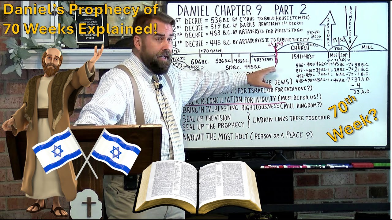 Daniel 9:24 to 27 Prophecy of Daniel's 70 Weeks Explained - YouTube