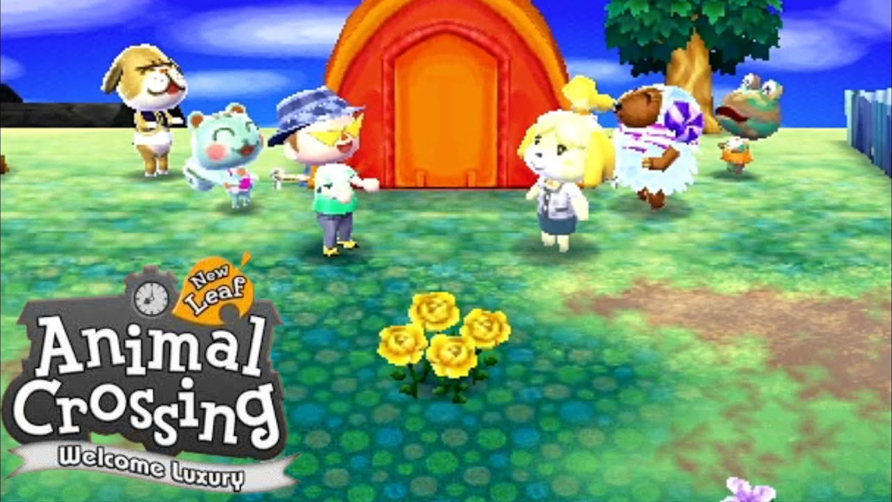 Animal Crossing Welcome Luxury 3DS Day 32: The Campsite - YouTube
