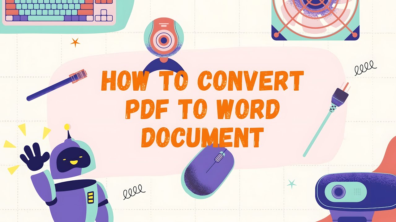 Easy and Fast Ways to Convert PDF to Word Document - YouTube