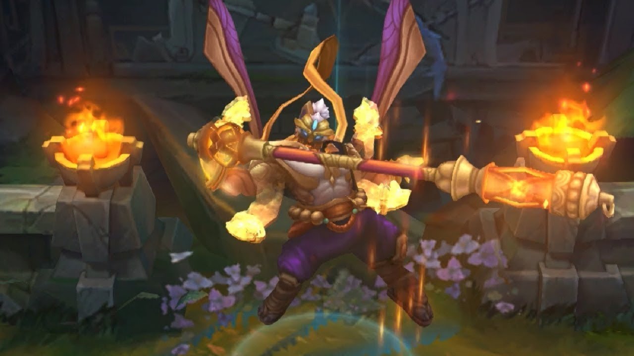 God Staff Jax New skin - League of Legends - Pre-Release - YouTube