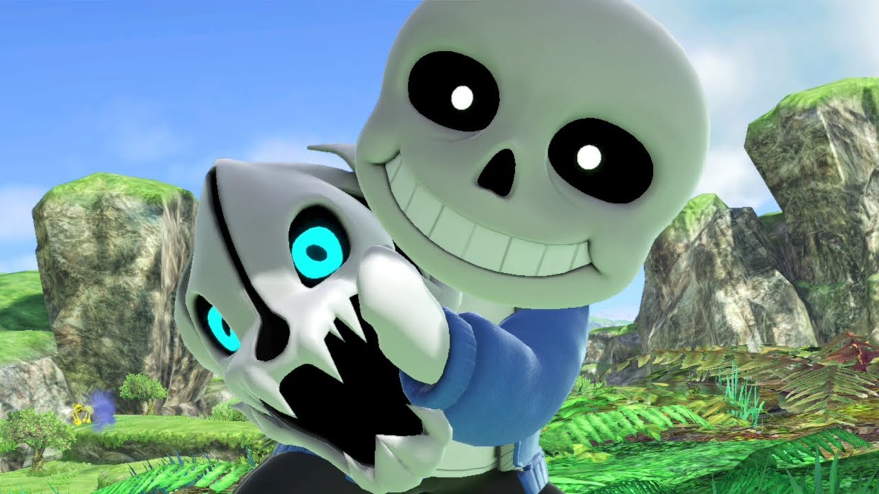 Sans in Super Smash Bros. Ultimate - YouTube