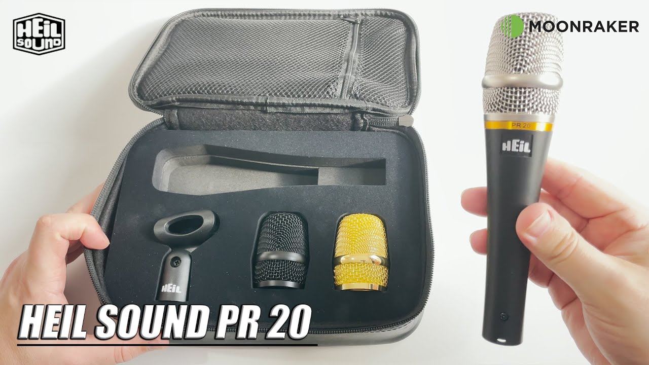 HEIL PR20 Professional Microphone - Contents & Feature Overview - YouTube
