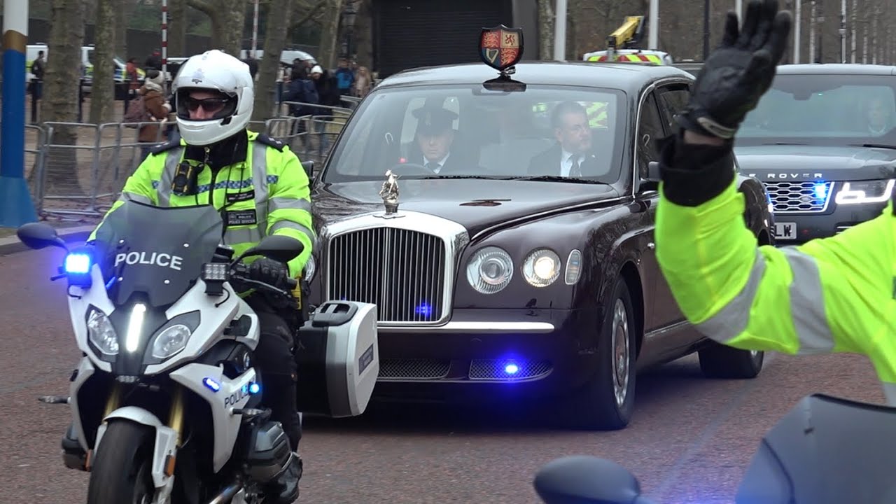 King Charles’ Two-Car Motorcade Escorted From Clarence House To ...