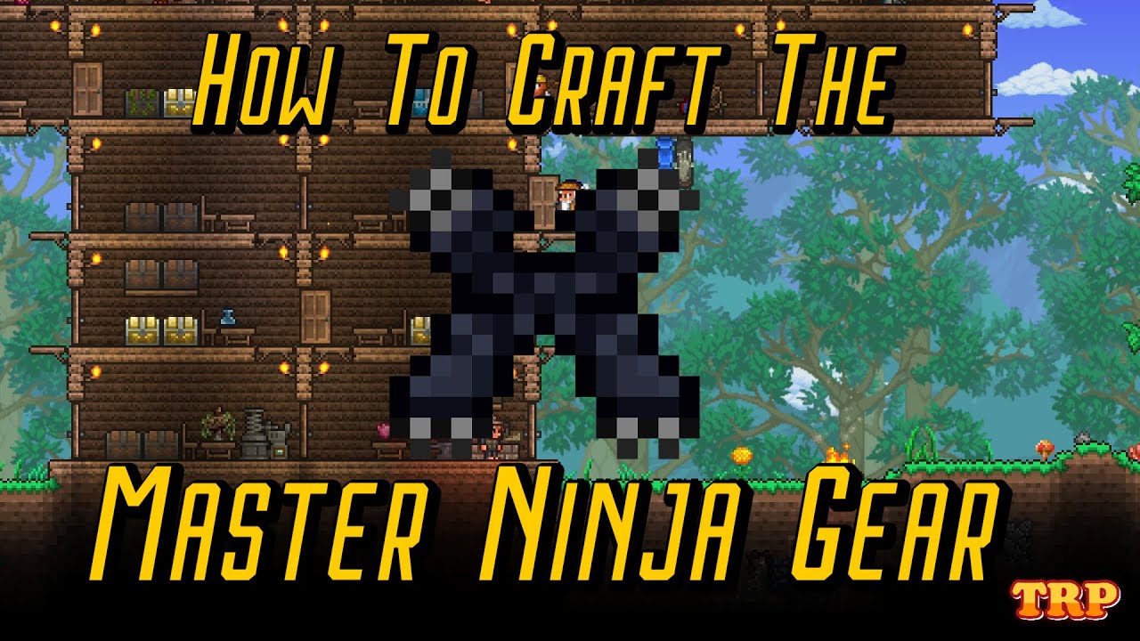 How To Craft The Master Ninja Gear - Terraria Tutorials - YouTube