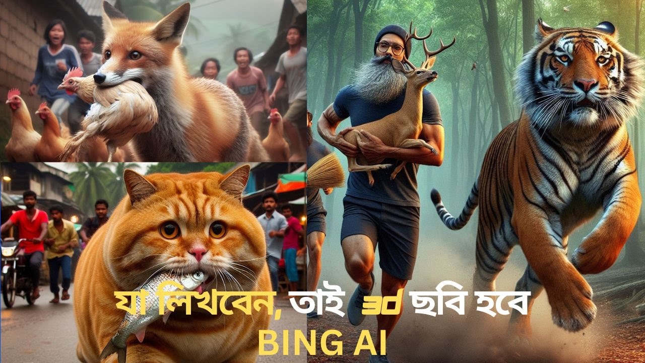 How to Make Social Media AI TRENDING Animal images with Microsoft Bing ...