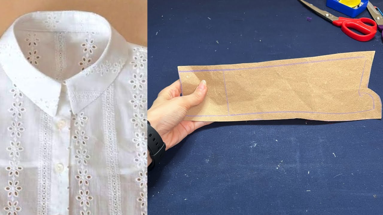 How to sew à coller for shirts properly/ comments monter un col ...