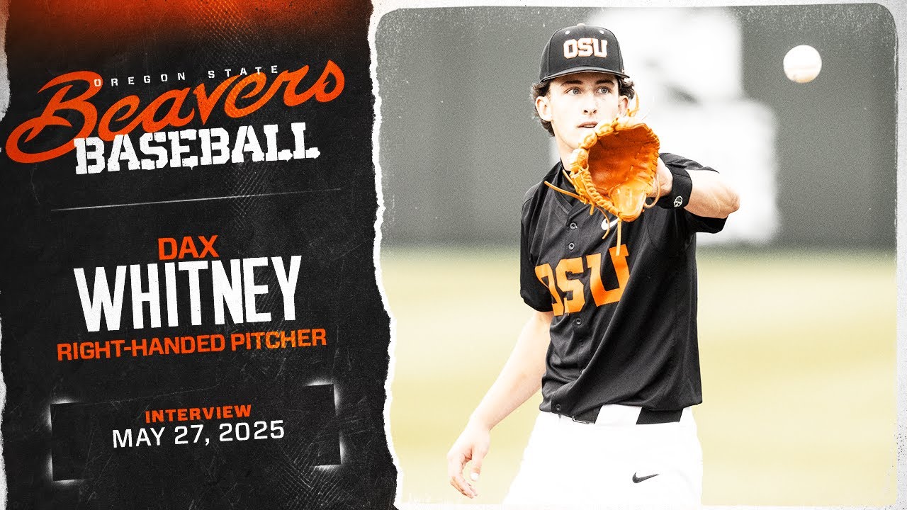 Oregon State Baseball Interview: Dax Whitney (5/27/25) - YouTube