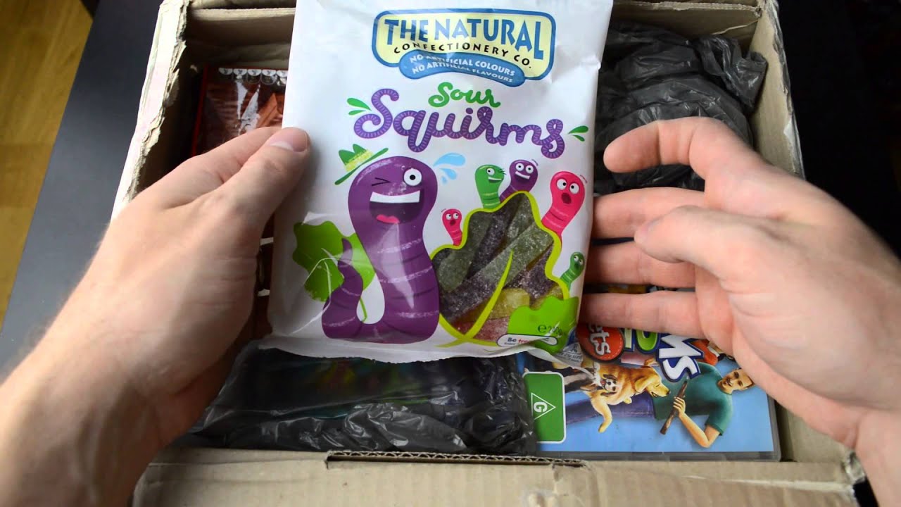 ASMR unboxing: Snacks and treats from Australia - YouTube