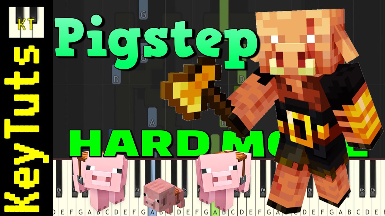 Pigstep [Minecraft] - Hard Mode [Piano Tutorial] (Synthesia) - YouTube