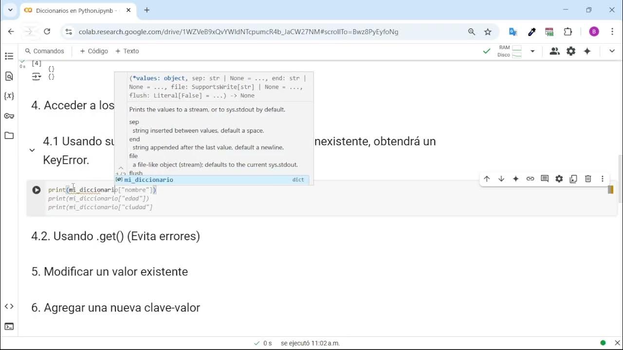 Diccionarios en Python: La guía completa paso a paso - YouTube