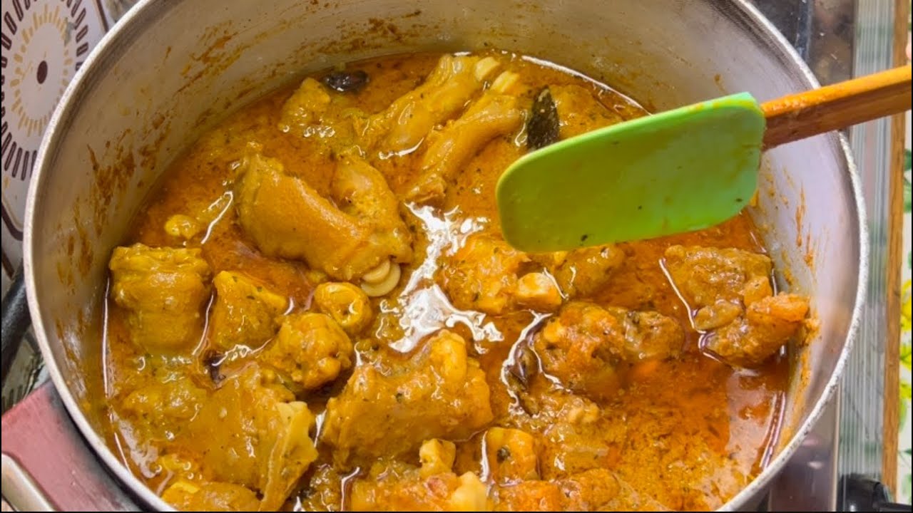Quick and easy Hoofs recipe|| Goats bone|| how to cook paya Masala ...