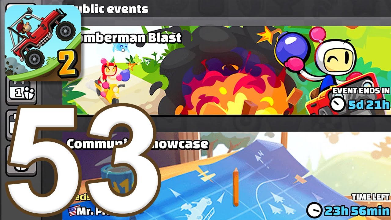 Hill Climb Racing 2 - Gameplay Walkthrough Part 53 - Events (iOS ...