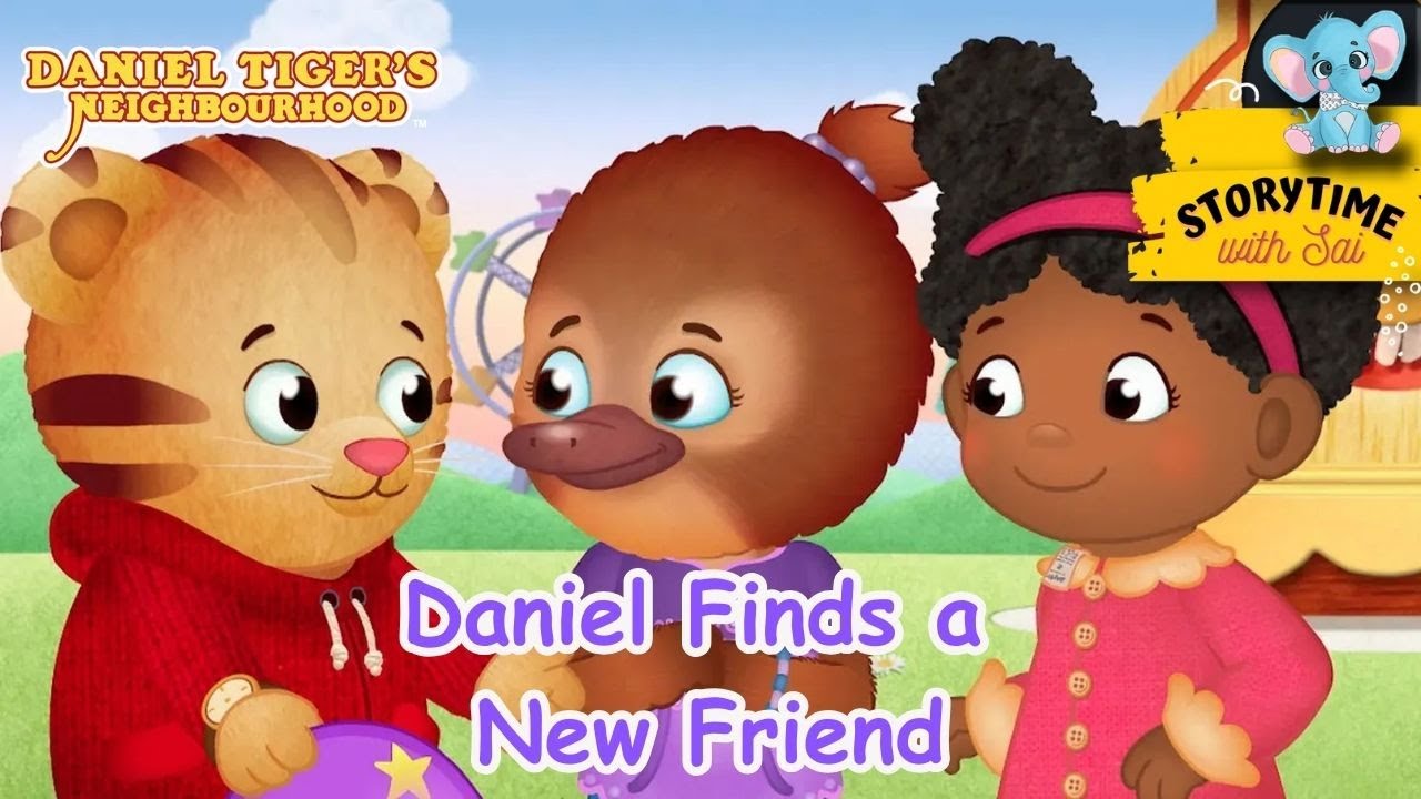 Daniel Tiger's Neighborhood Daniel Finds a New Friend | Kids Book Read ...