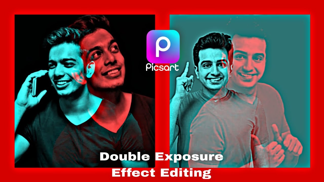 Double Exposure Effect Photo Editing Tutorial | PicsArt app | Double ...