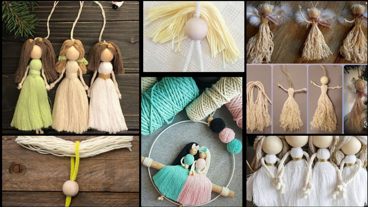 MACRAME Angeles Dolls 🎎 Currently cut Super Decorative Guide for ...