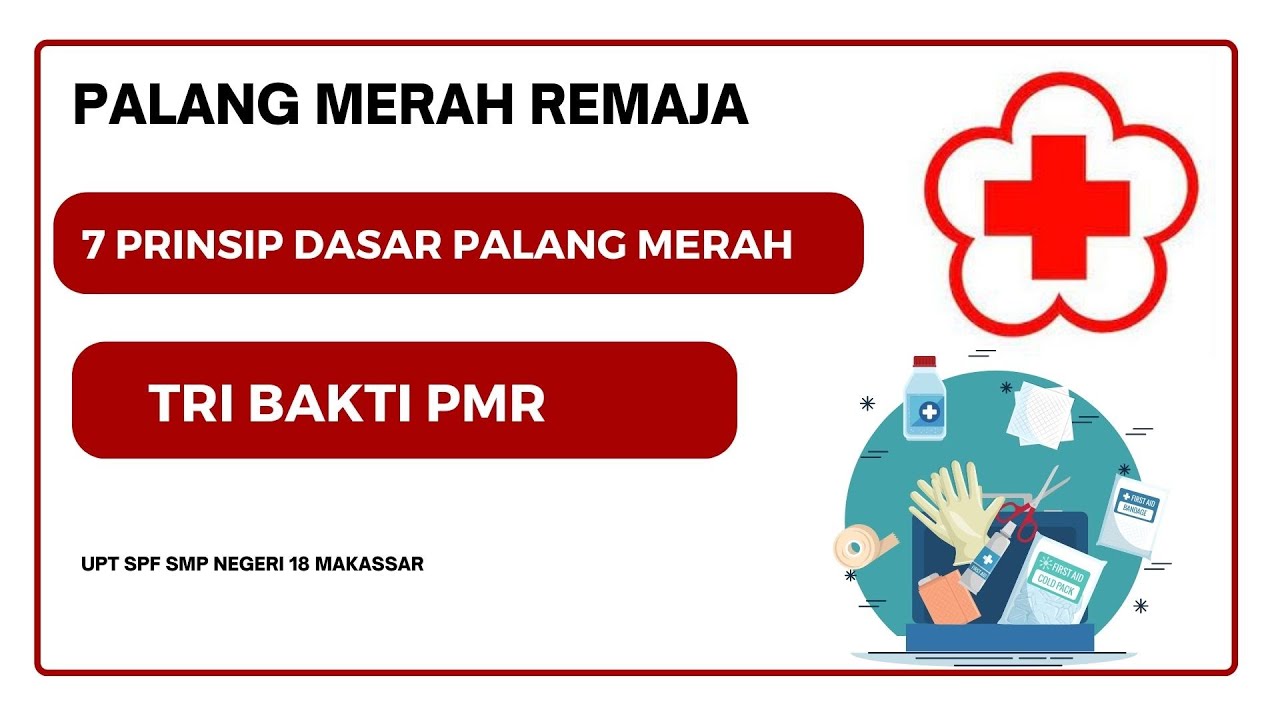 7 Prinsip Dasar Palang Merah Dan Tri Bakti PMR | Materi Kepalangmerahan ...