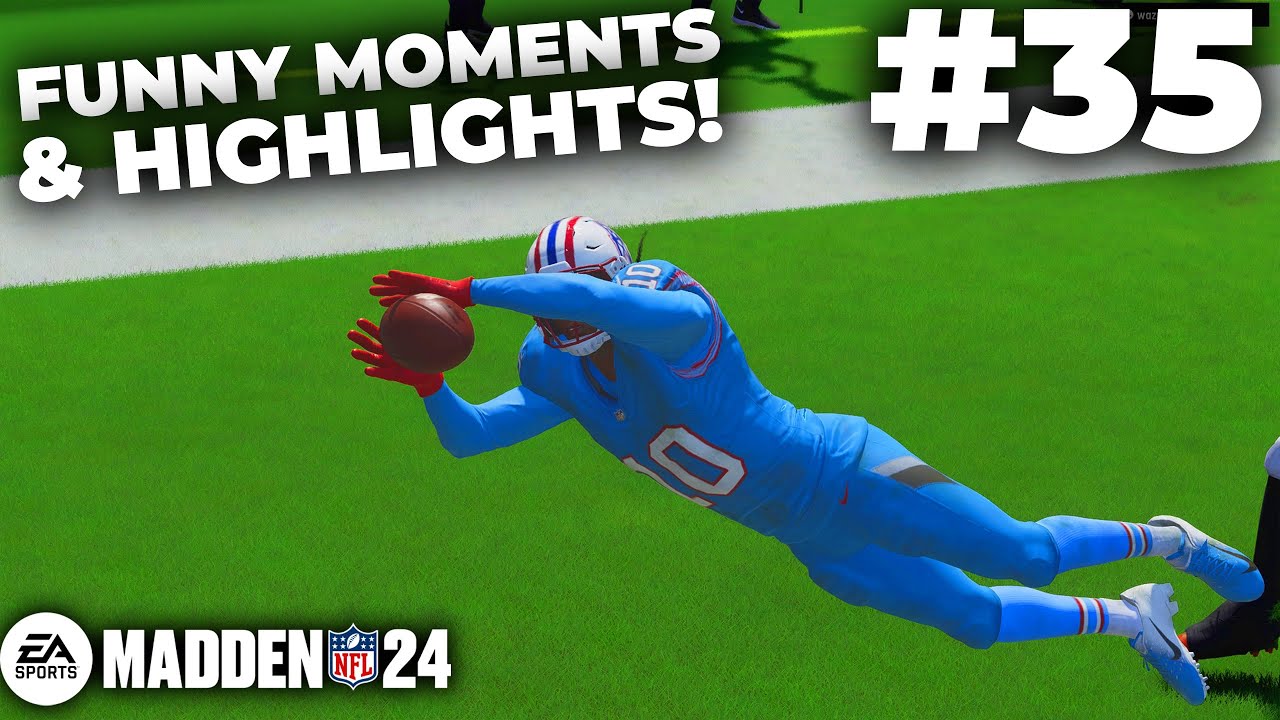 MADDEN 24 FUNNY MOMENTS + HIGHLIGHTS #35! - YouTube