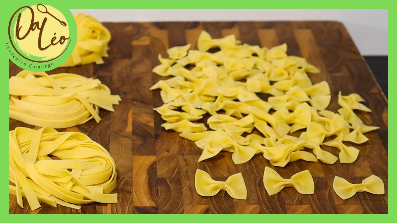 MASSA FRESCA ESPECIAL | MODELAGEM FARFALLE E PARPADELLE | GRANO DURO ...