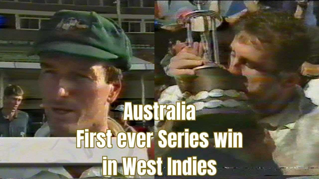 Australia's First Ever Test Series Victory against West Indies in the ...