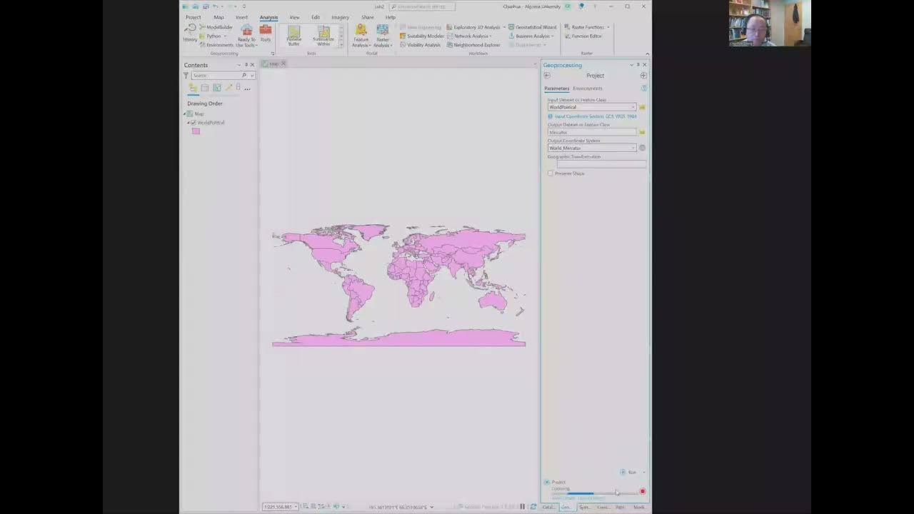Assign a map project to a GIS layer in ArcGIS Pro - YouTube