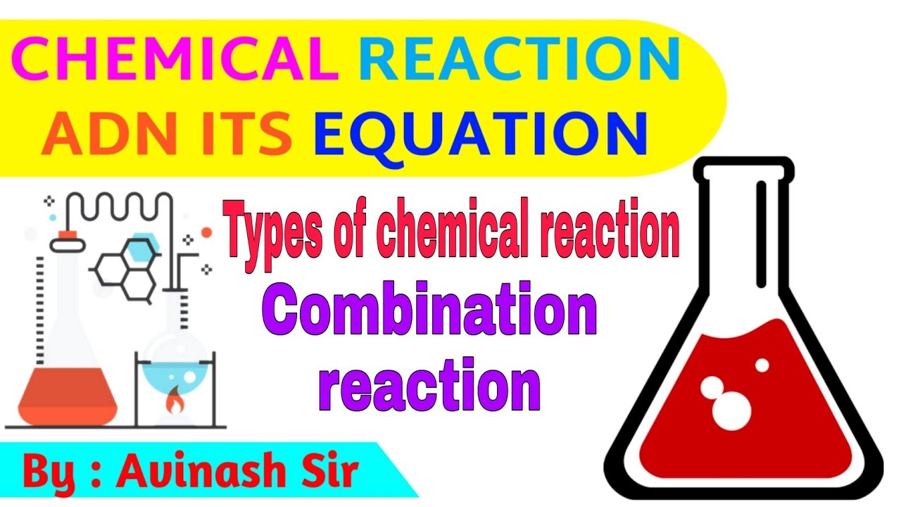 Types of Chemical Reaction||Combination reaction|Exothermic reaction ...