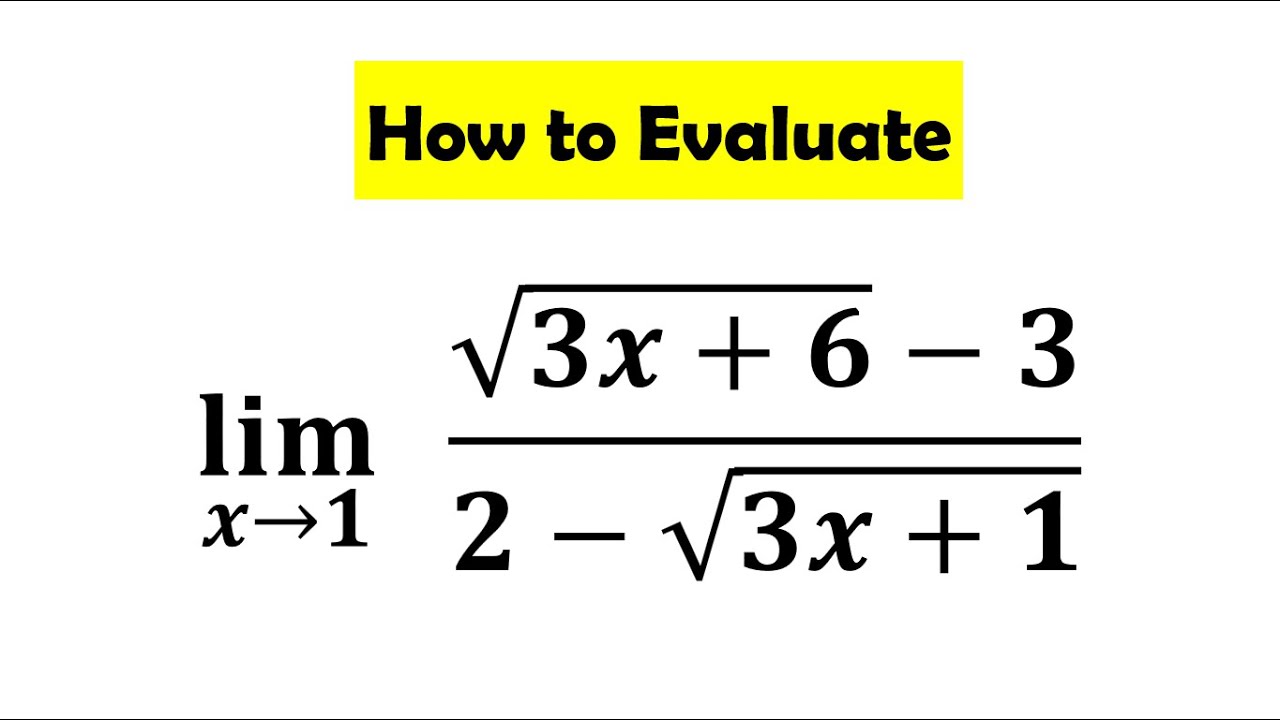 How To Evaluate Algebra Limit With Squareroot limit algebra how-to-evaluate-algebra-limit-with-squareroot-limit-algebra