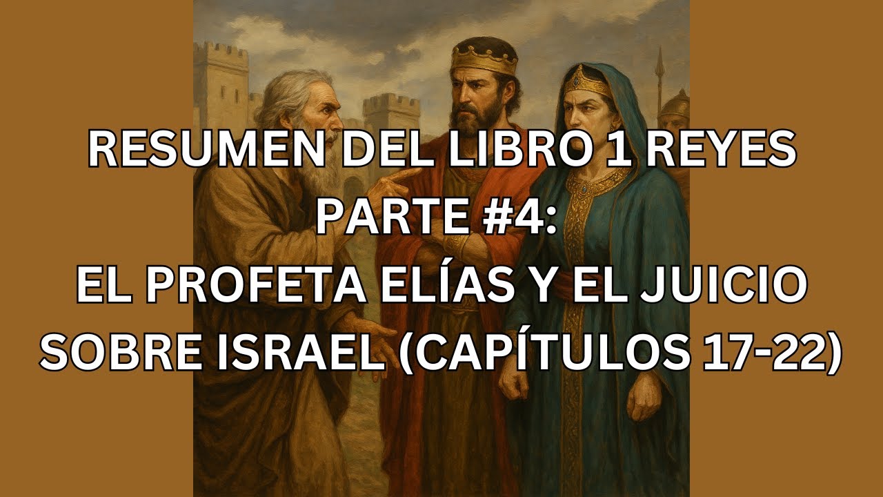 Resumen del libro 1 Reyes parte #4: El Profeta Elías y el Juicio sobre ...