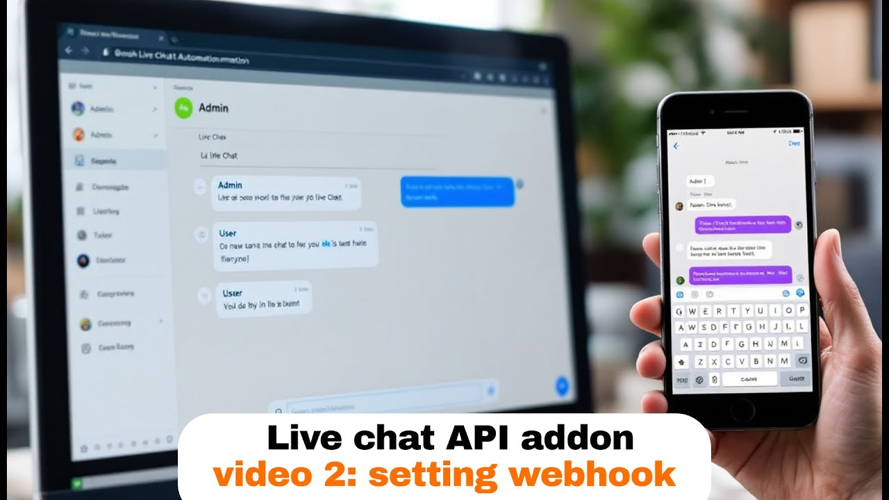 Partner Live Chat API Addon Video 2- setting the webhook - YouTube