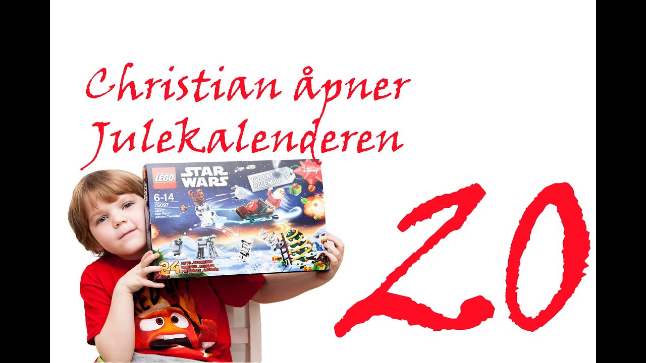 Julekalender. 20 Desember Christian åpner Lego Star Wars julekalenderen ...